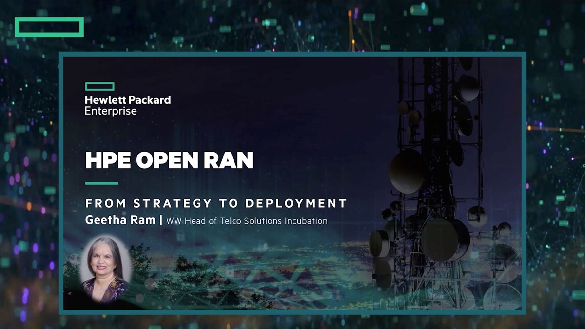 HPE Open RAN solutions—from strategy to deployment, Strategic Outlook ...