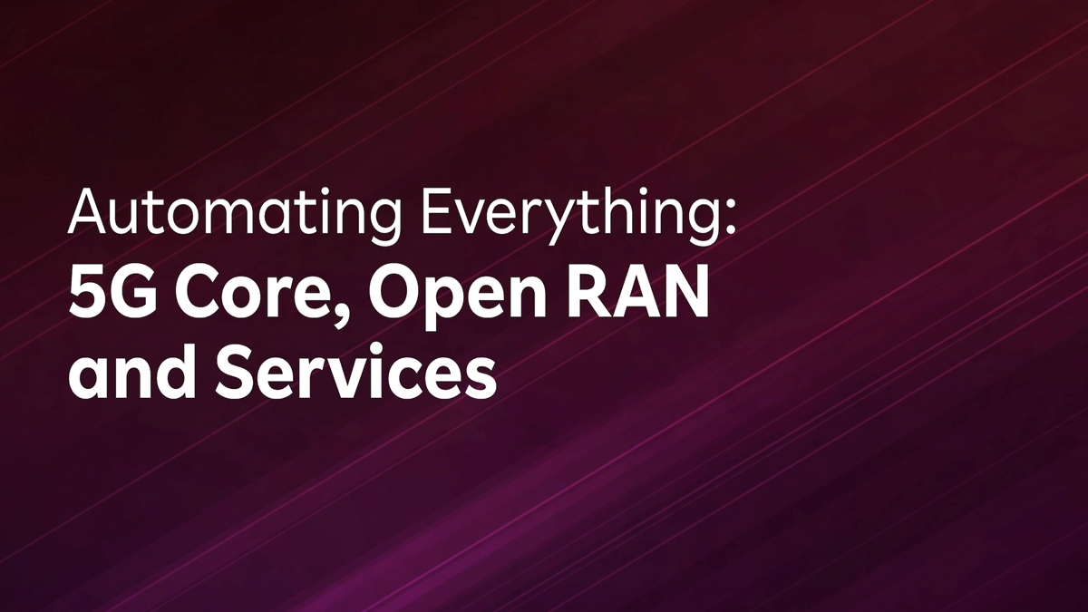 Automate everything: 5G core, Open RAN and services, Cloud Academy | TelecomTV