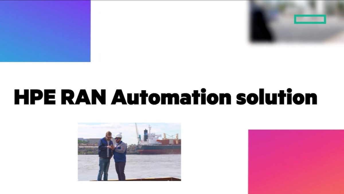 Hpe Ran Automation Hpe And Intel Telecomtv