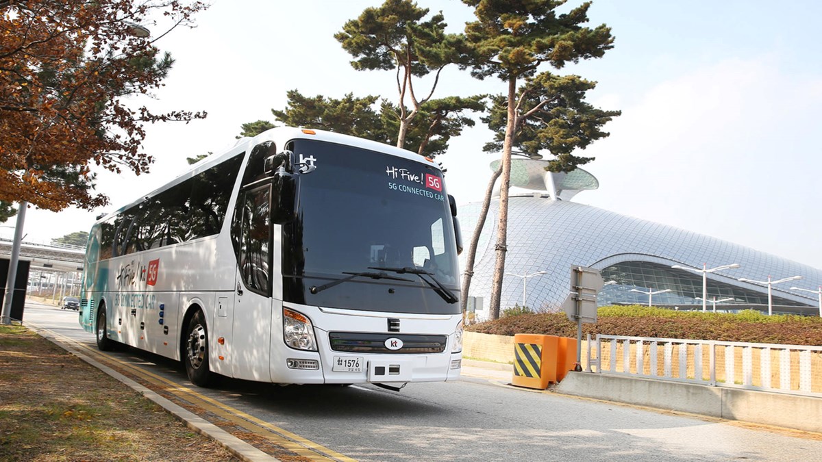 KT tests autonomous transport at Seoul’s international airport, 5G ...
