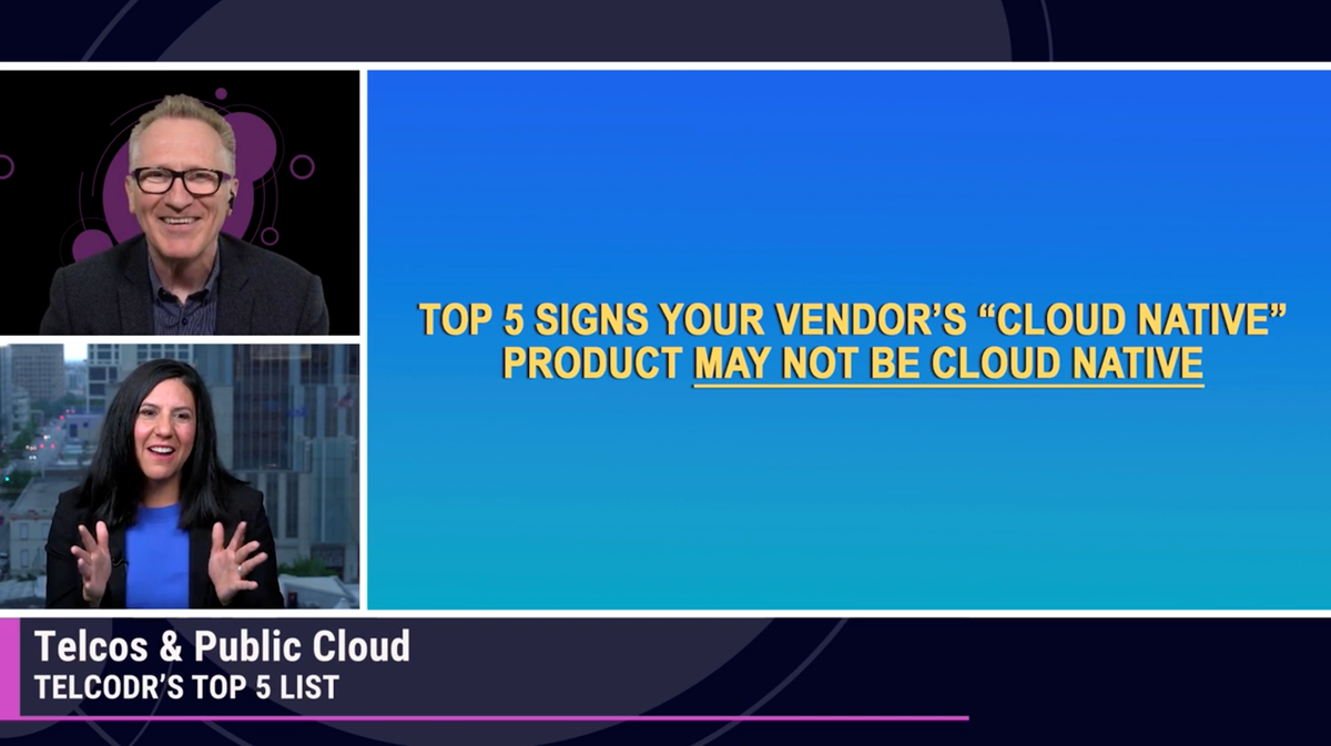 DR’s Top 5 Guide to True Cloud Native Apps, Telcos and Public Cloud Summit | TelecomTV