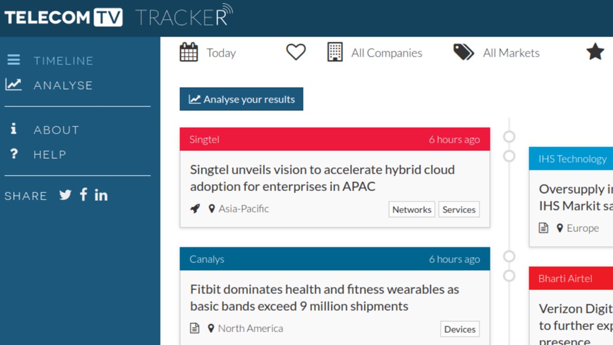 TelecomTV’s Tracker: we crawl the Web so you don’t have to, News ...